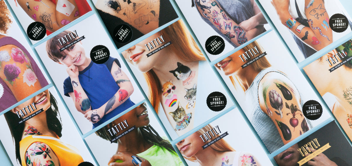 Sets of Tattly by Tattly Temporary Tattoos