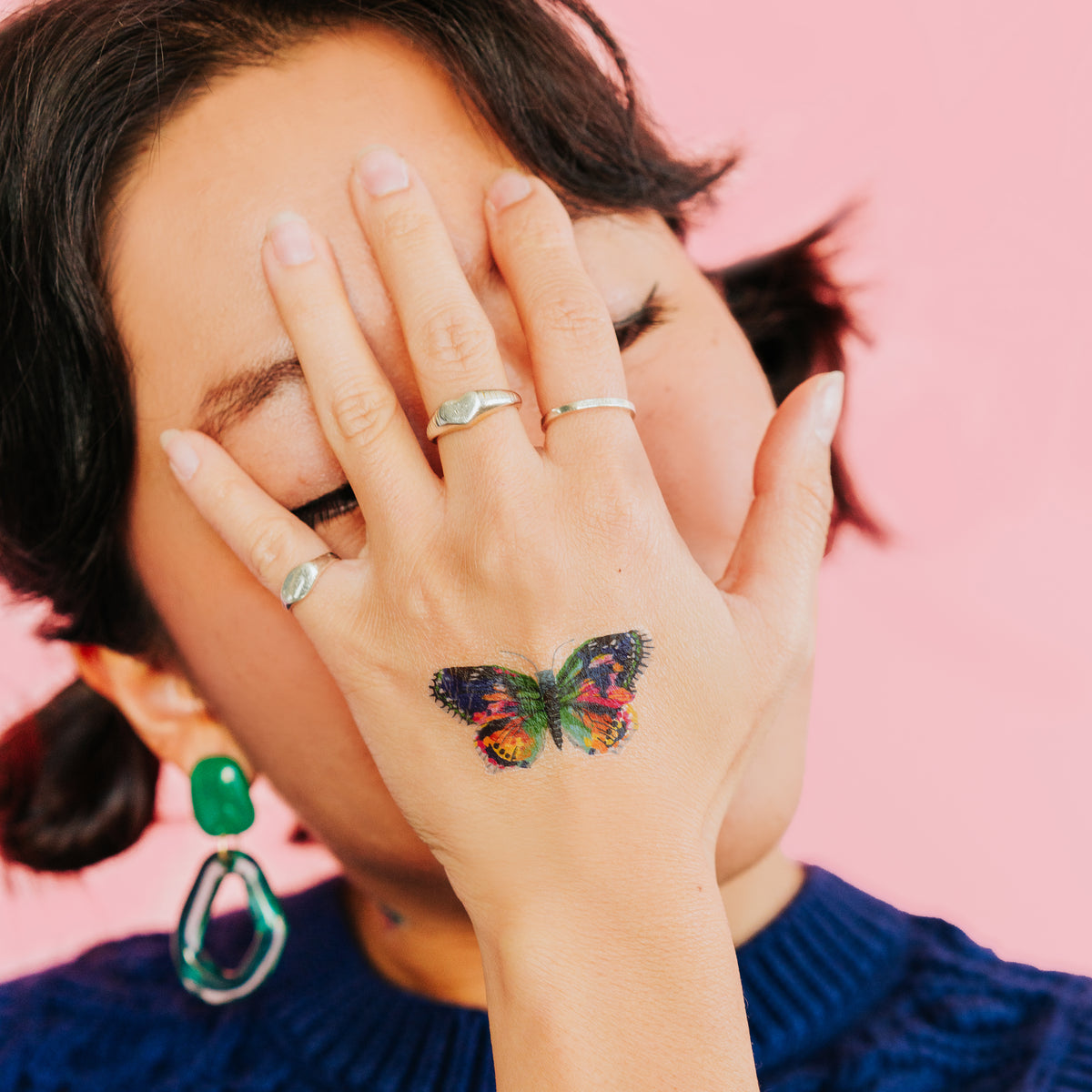 Midnight Butterfly by Carolyn Gavin from Tattly Temporary Tattoos