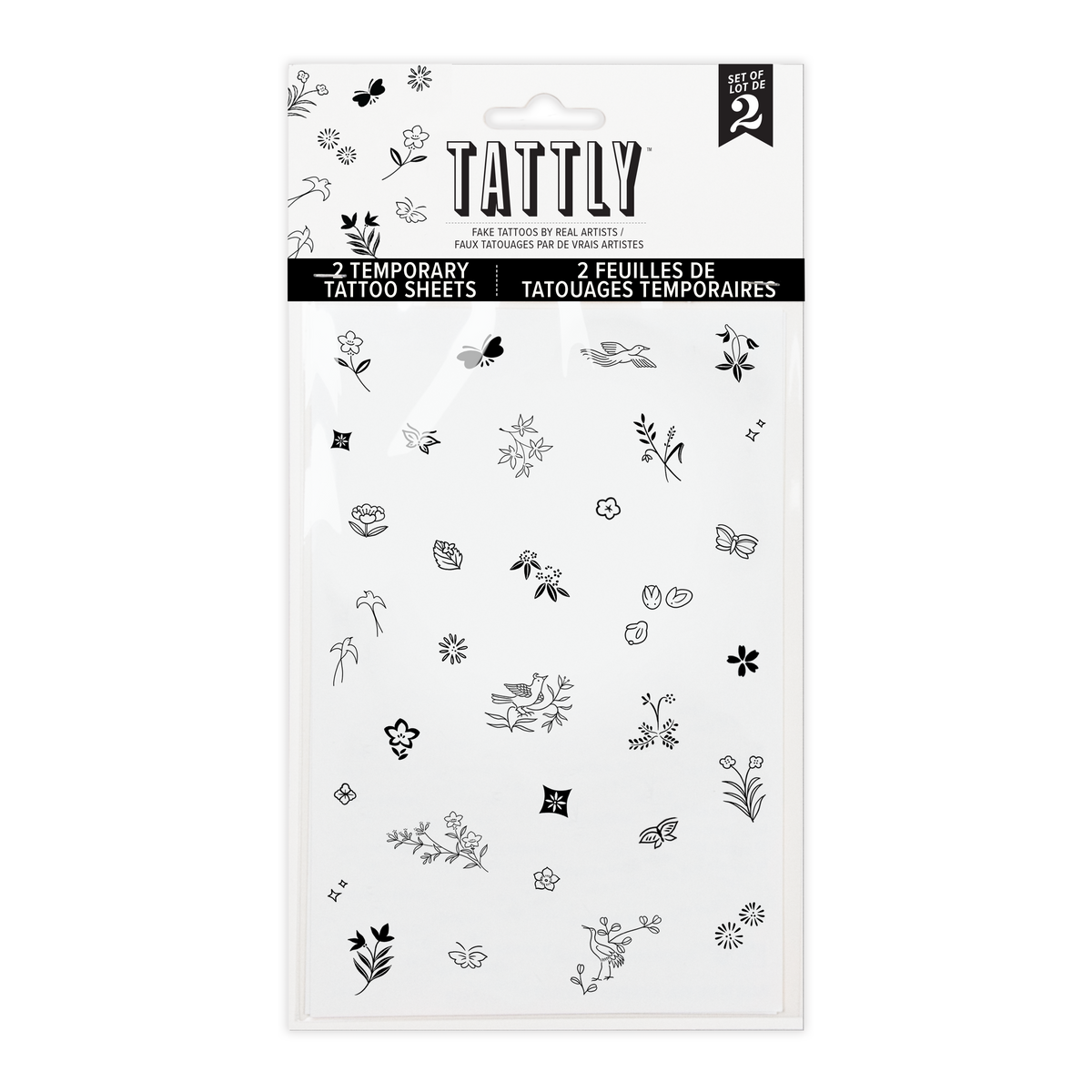 Tiny Nature Tattoo Sheet by Jess Chen