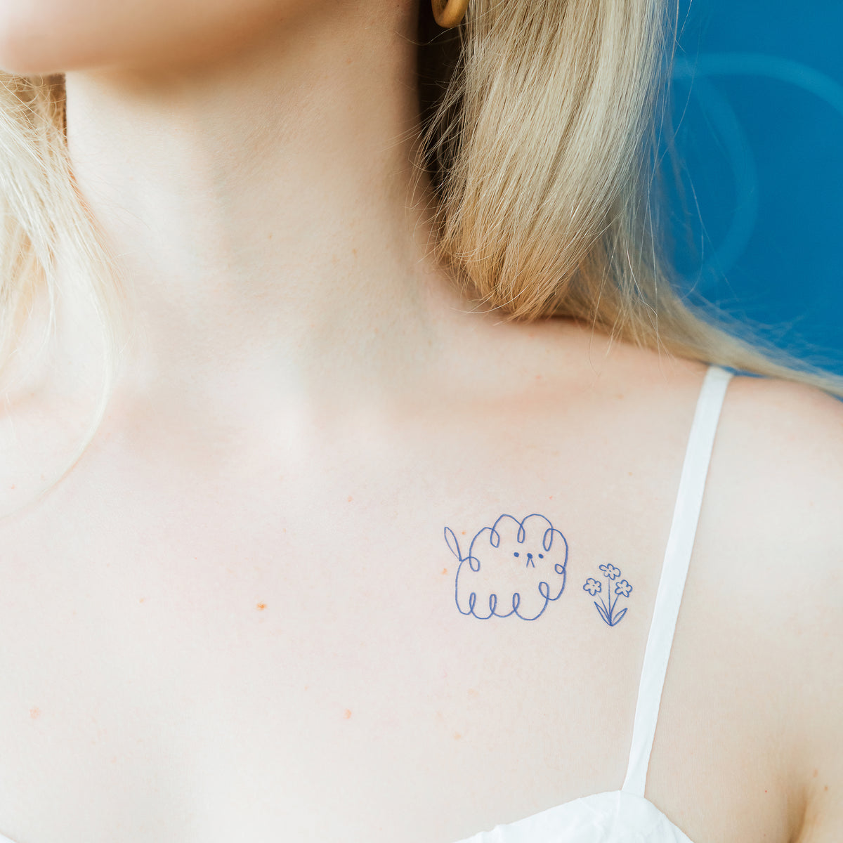 Scribble Dog Tattoo by Odile Ferraille for Tattly Temporary Tattoos