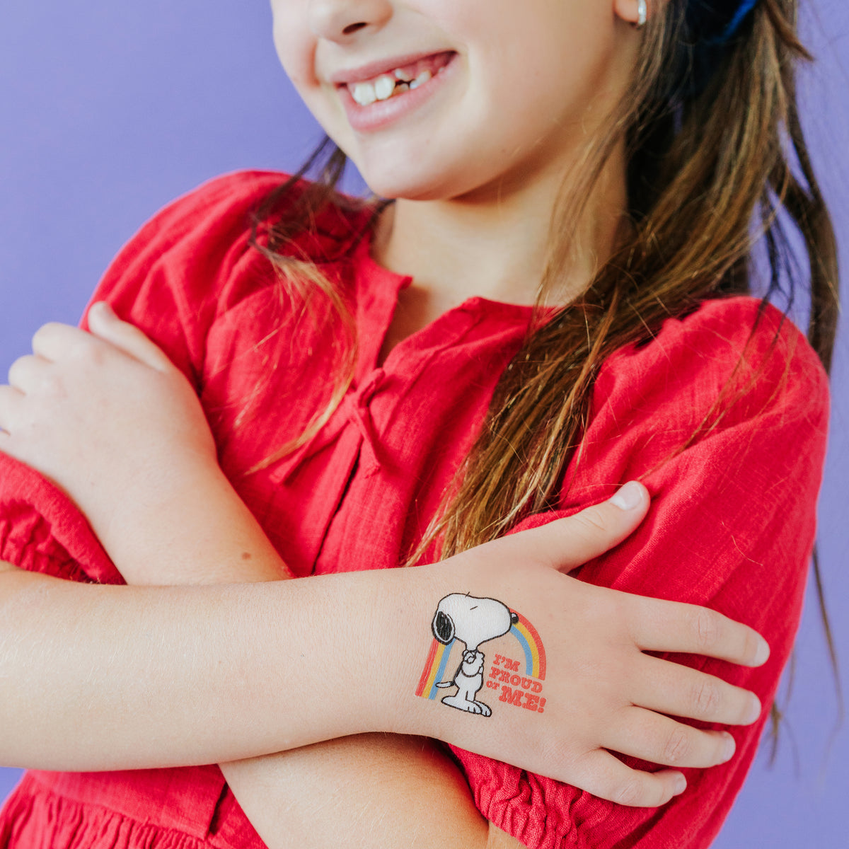 Proud Snoopy Tattoo by PEANUTS for Tattly Temporary Tattoos