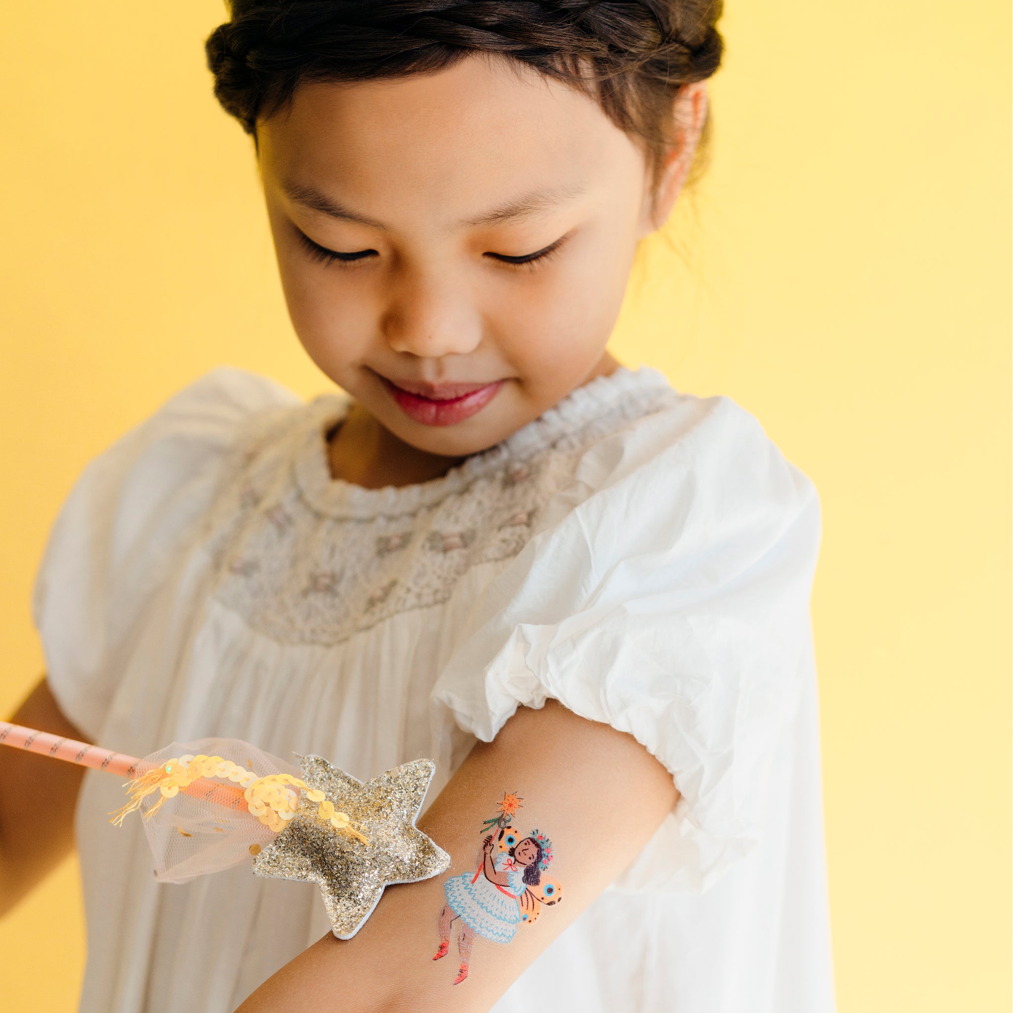 Fairy Magic Tattoo By Phoebe Wahl | Tattly Temporary Unicorn Tattoos