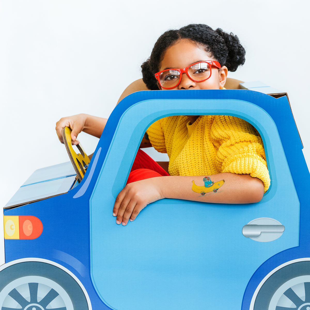 Bananas Gorilla + Car Tattoo by Richard Scarry from Tattly Temporary ...