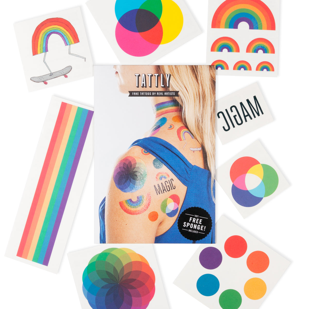 Rainbow Set by Tattly from Tattly Temporary Tattoos