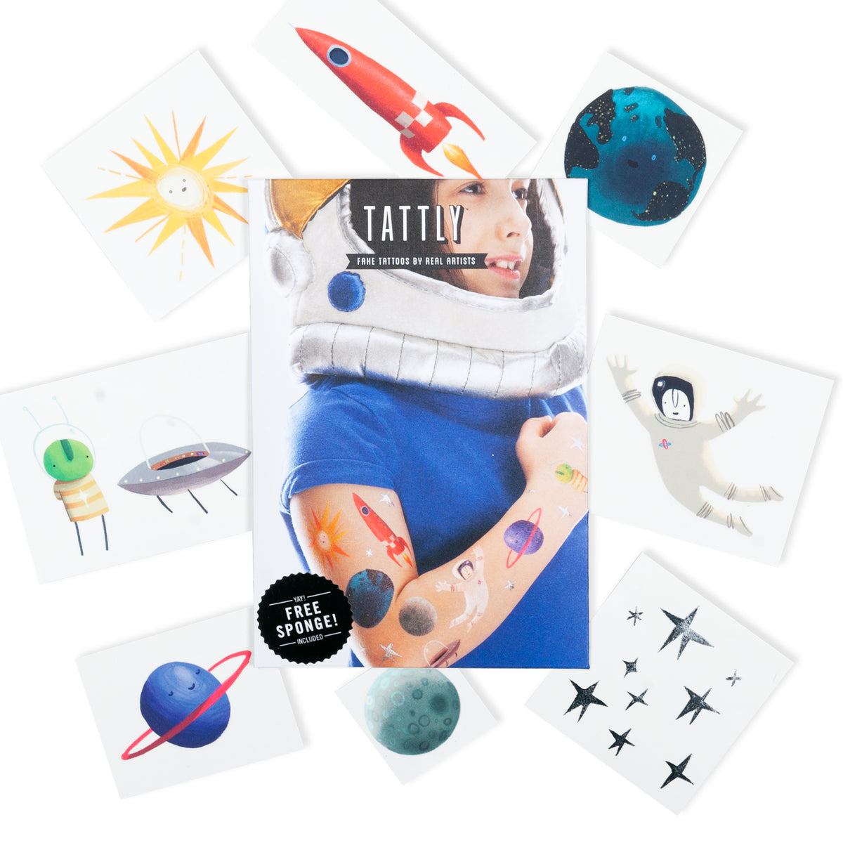 Space Explorer Tattoo Set by Oliver Jeffers