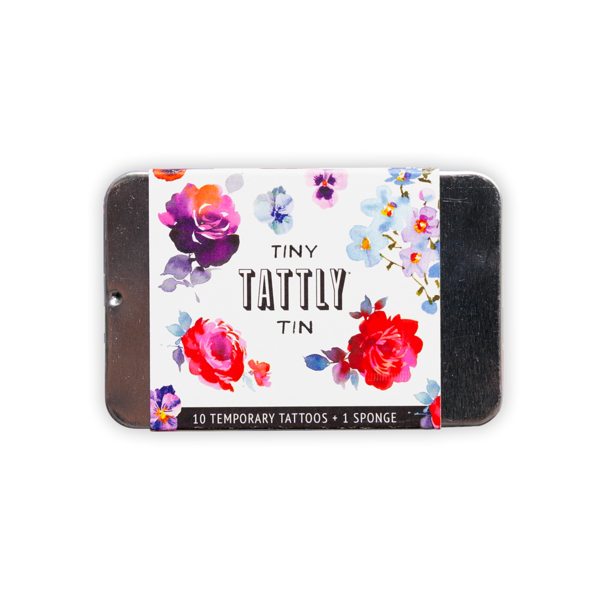 Tiny Floral Tin from Team Tattly from Tattly Temporary Tattoos