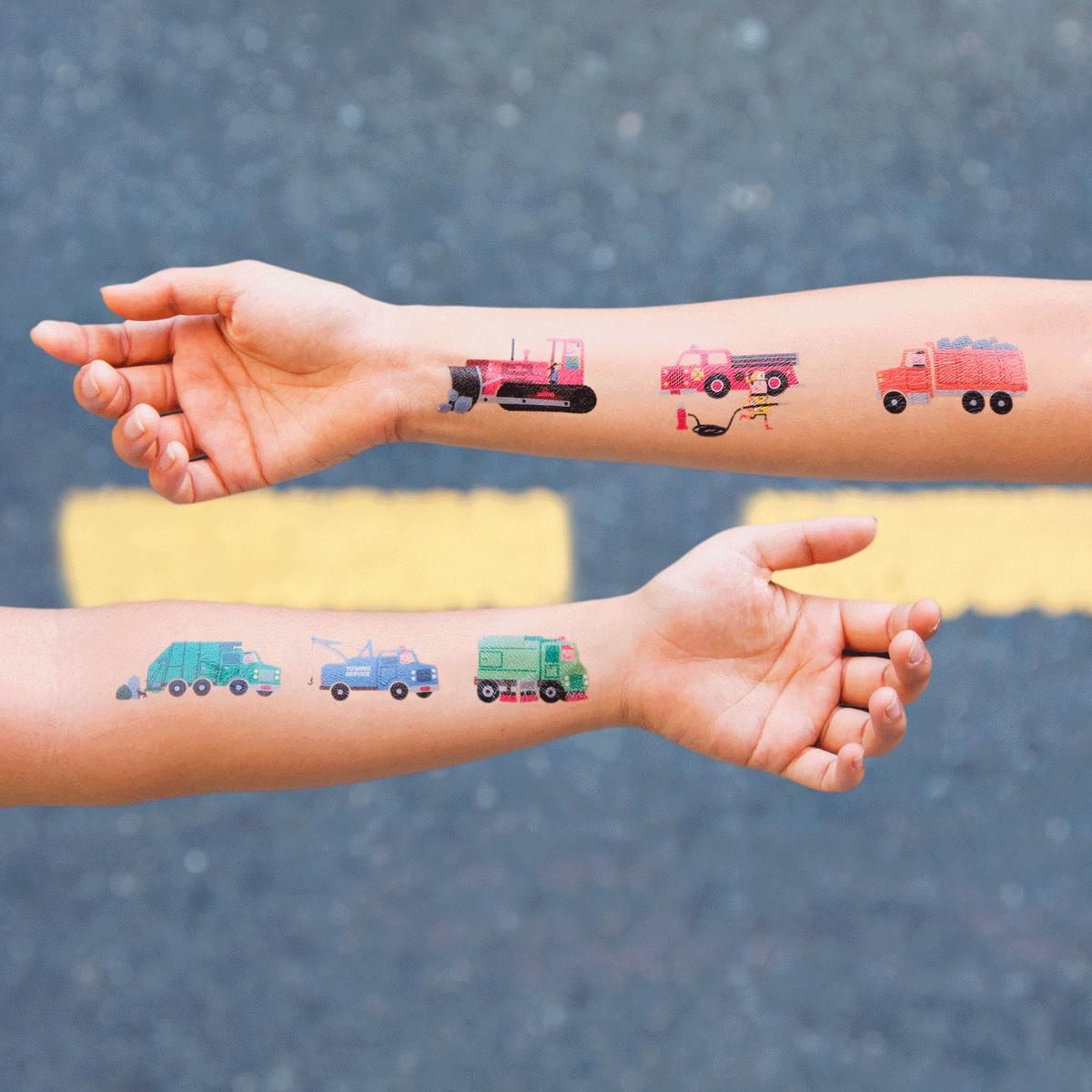 Traffic Set by Ed Miller from Tattly Temporary Tattoos