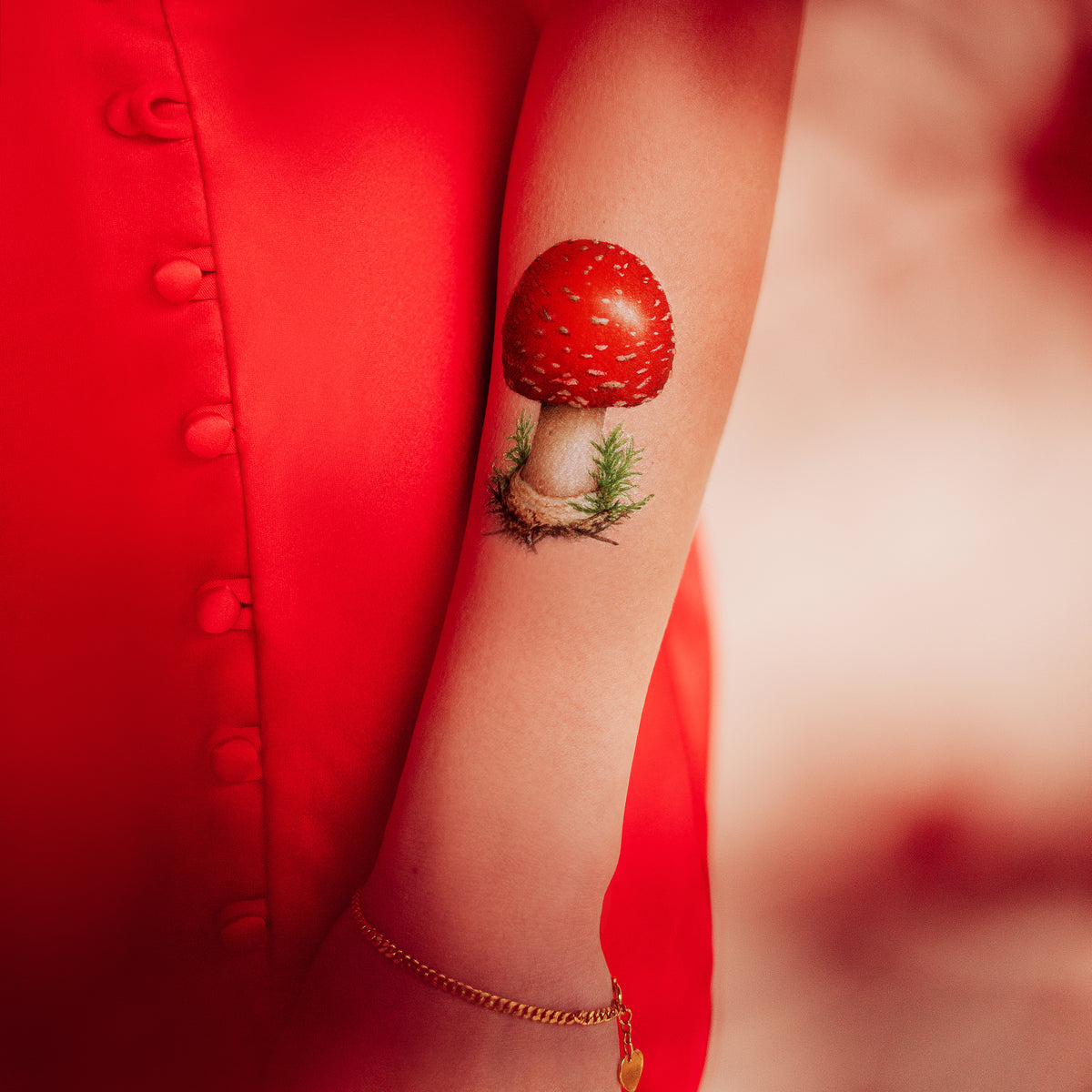 Toadstool by Vincent Jeannerot from Tattly Temporary Tattoos